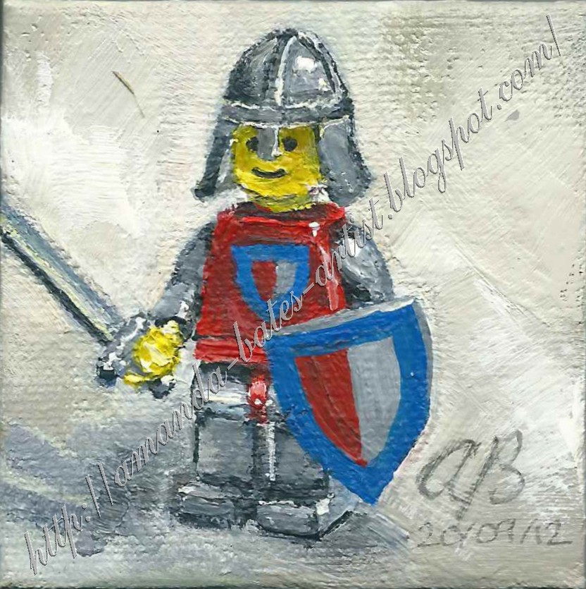Amanda Bates' Art Blog: LEGO® Minifigures 47: Knight