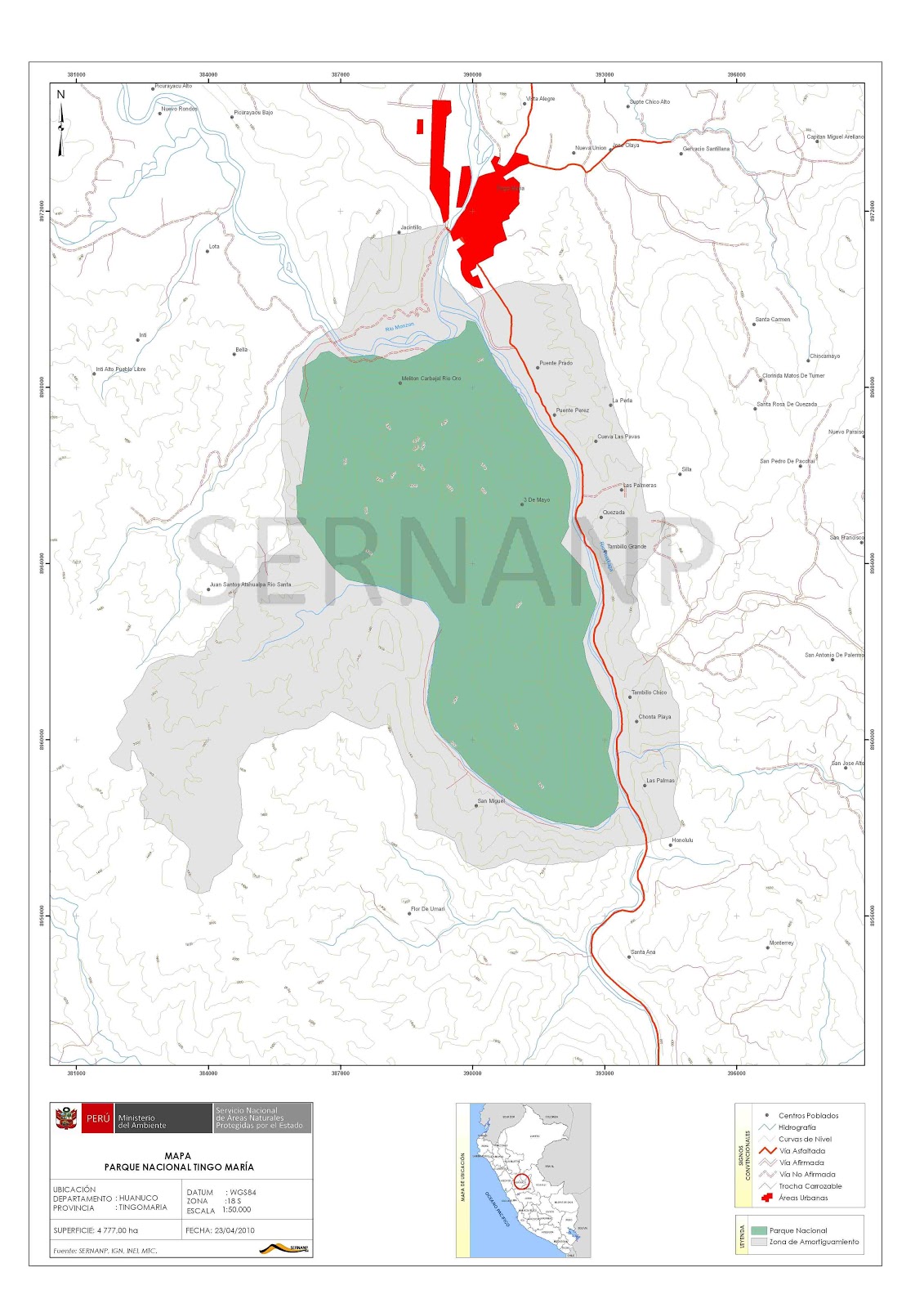 CARTOGRAFIA DIGITAL DE PERU 1/100000