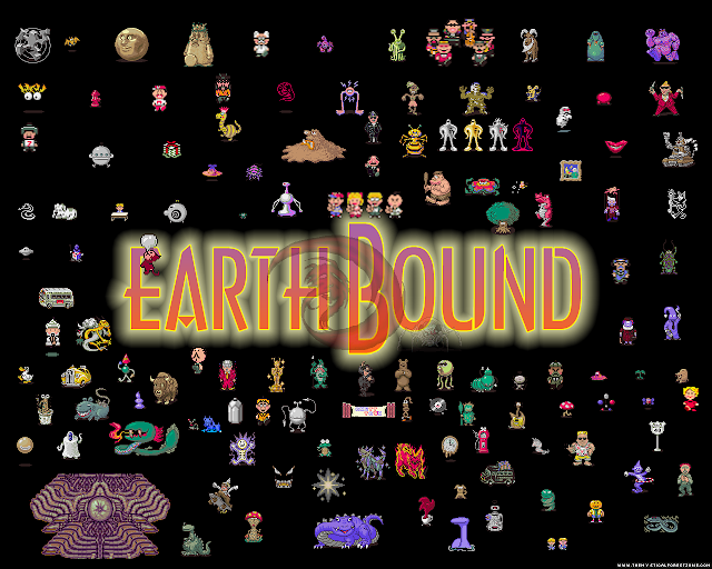 The Flamboyant Introvert: Abridged list of enemies in EarthBound on SNES