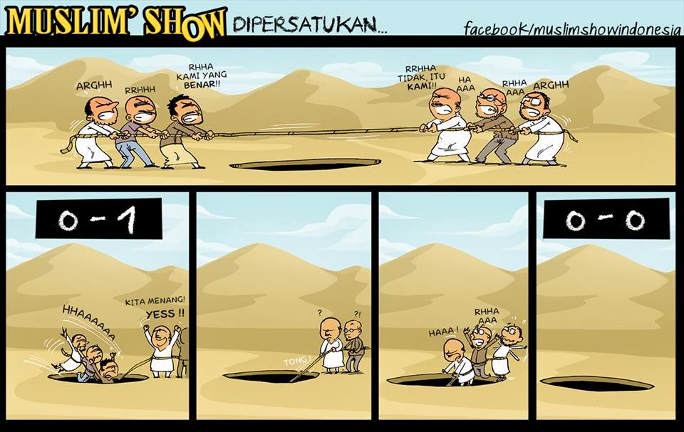 Komik Strip Muslim Show #1 - Belajar Menjadi Muslim Seutuhnya