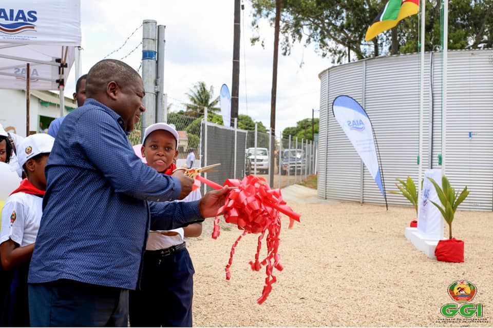 FILIPE NYUSI INAUGURA SISTEMA DE ABASTECIMENTO DE AGUA EM MASSINGA