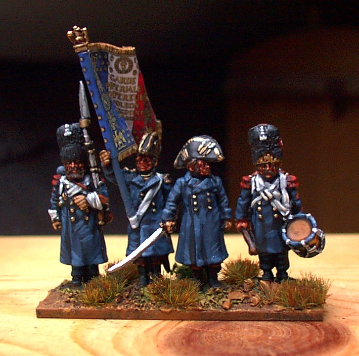 Painting Lead and other stuff.: 28mm Napoleonic French Old Guard Grenadiers