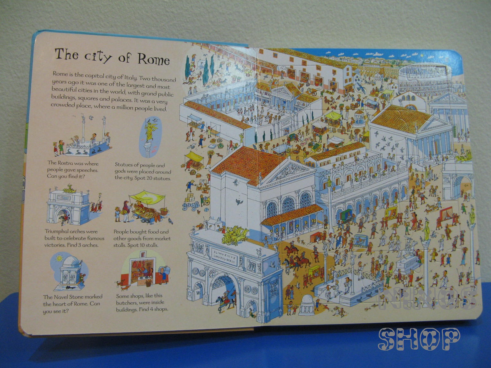 Book: Ancient Romans Jigsaw Book | NINOS SHOP