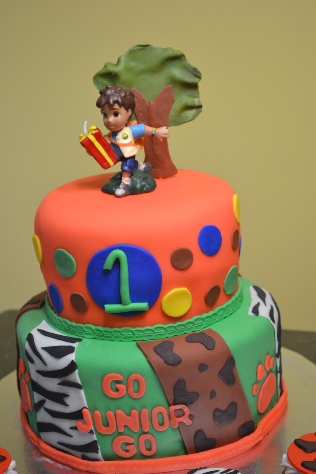 Cakes by Lala: Go Diego Go first birthday cake