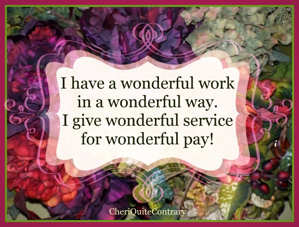 Cheri Quite Contrary: August 2011