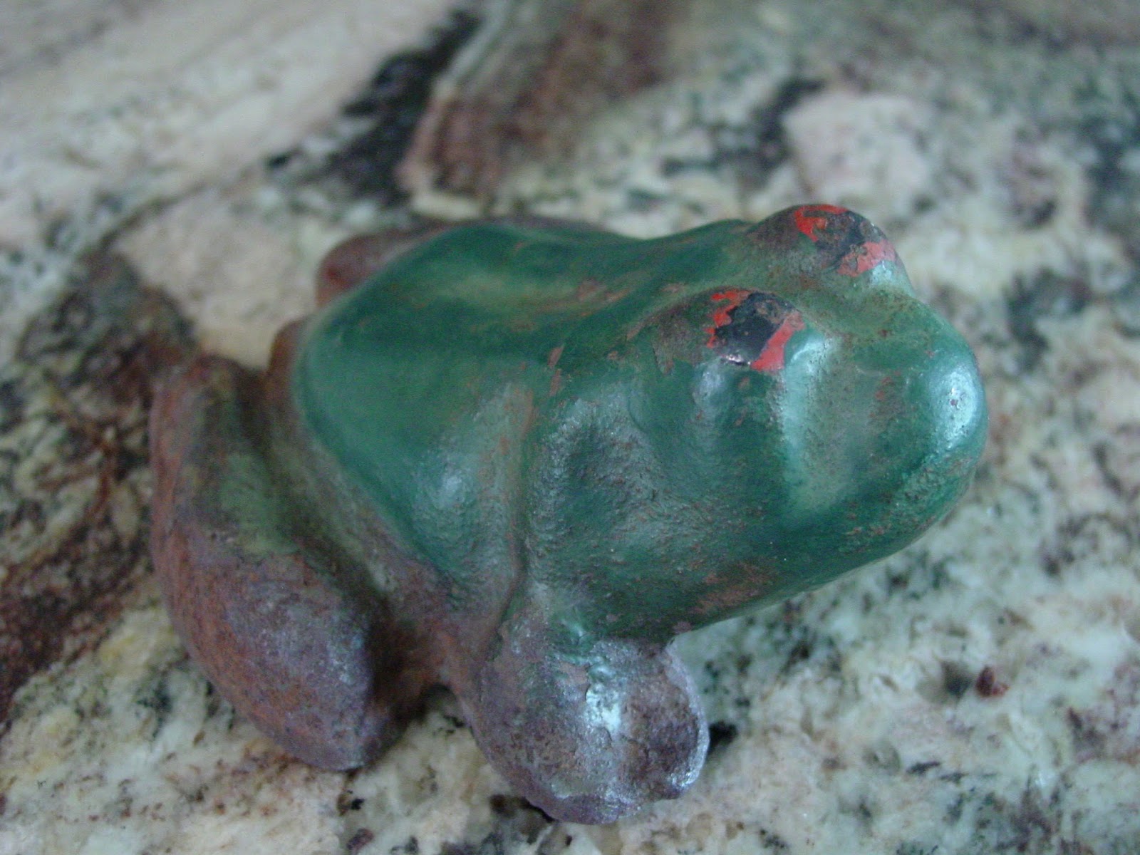 Fox Den Findings: Cast Iron Frogs in Your Garden