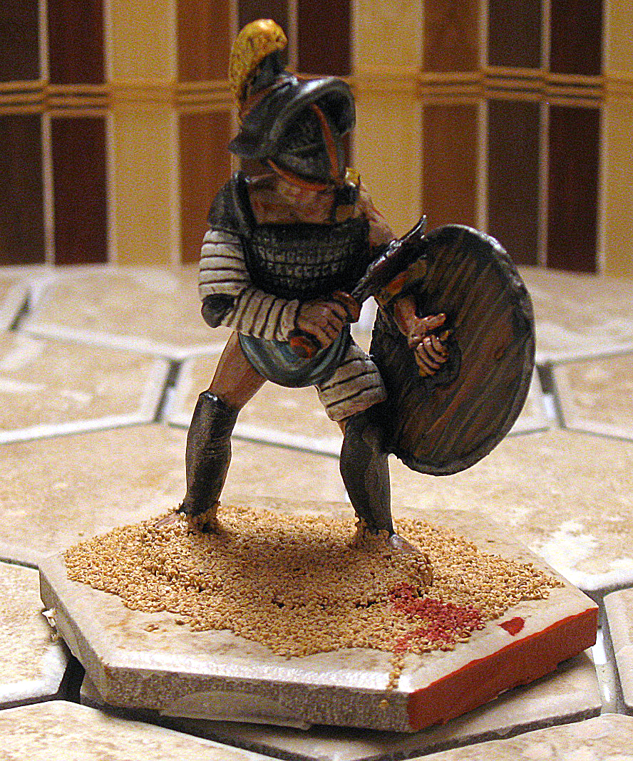 First Painted Miniatures of 2013! Gladiators