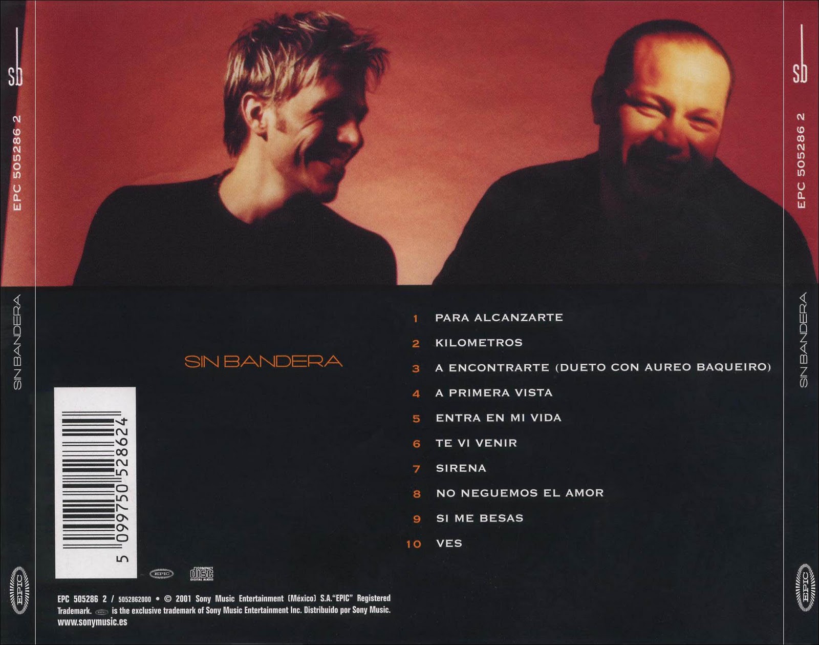 webstore-música en español: Sin Bandera (2001)