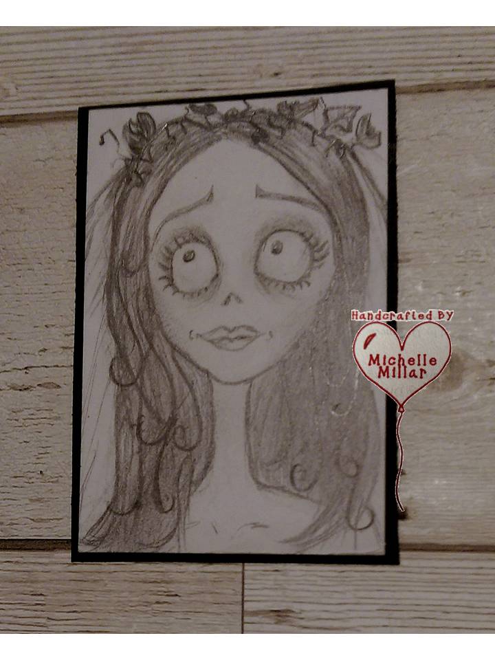 Shine Bright and Create: Hand drawn ATC cards inspired by Tim Burton ...