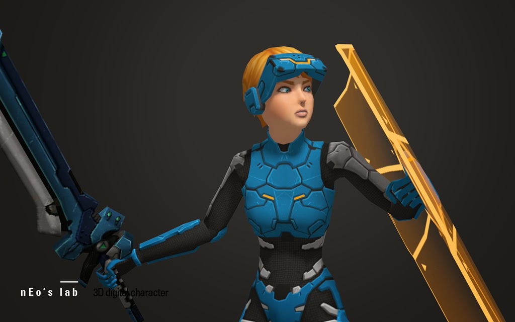 3D character : League of Legends - Project : Leona