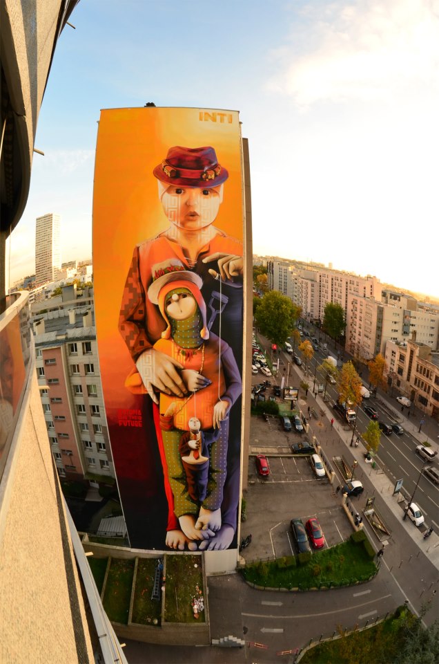 INTI “Our Utopia Is Their Future” New Mural In Paris, France ...