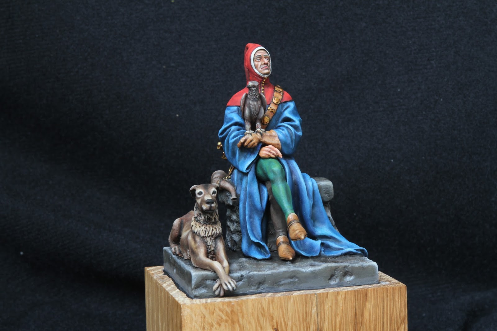 PAINTED FIGURES BY MIKE CRAMER: "The Falcon Hunter" Galeotto Marzio ...