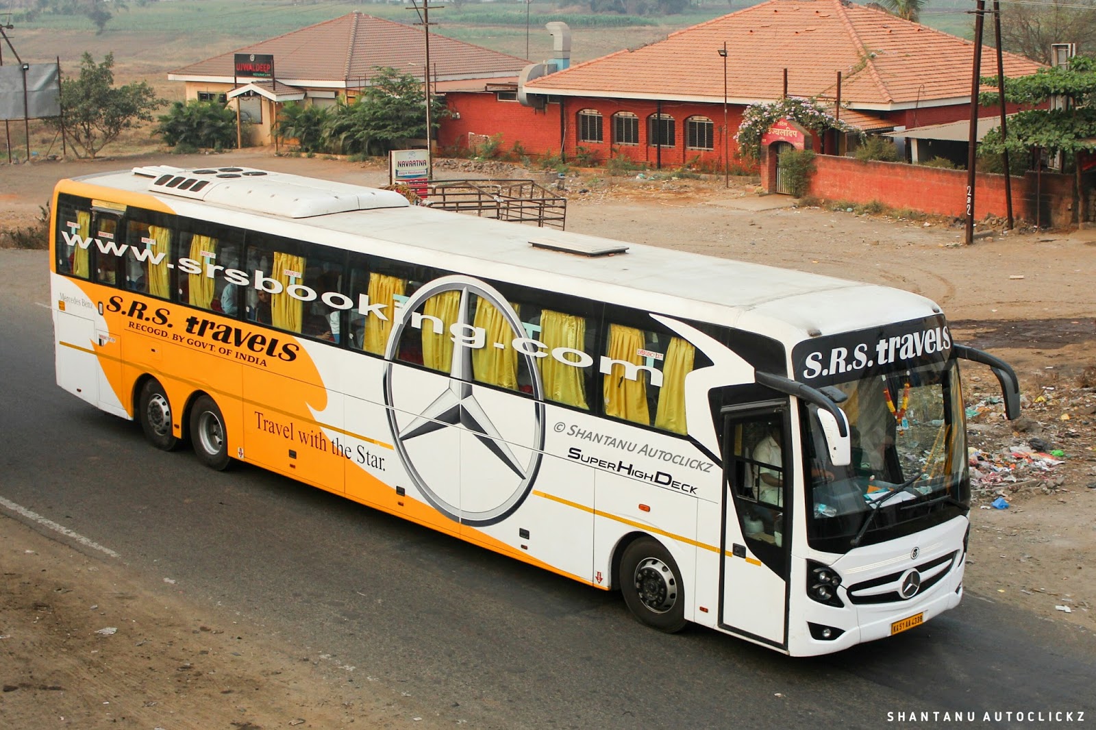 Shantanu Autoclickz: SRS Travels Mercedes Benz SHD 2436 Bengaluru ...