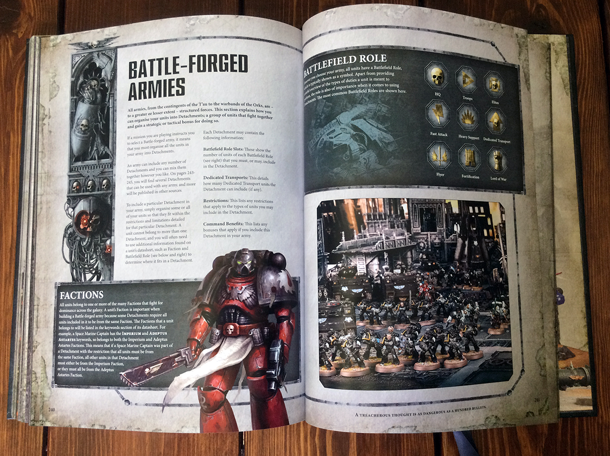 Mengel Miniatures: REVIEW: The New Warhammer 40,000 Rulebook