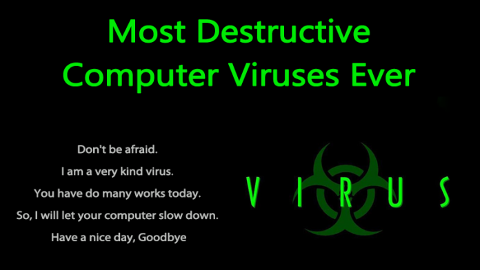 TECH JOINT: 10 Most Destructive Computer Viruses