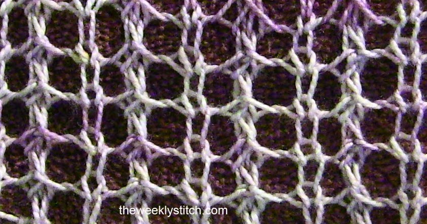 Razor Shell - 4 Stitch Rib | The Weekly Stitch