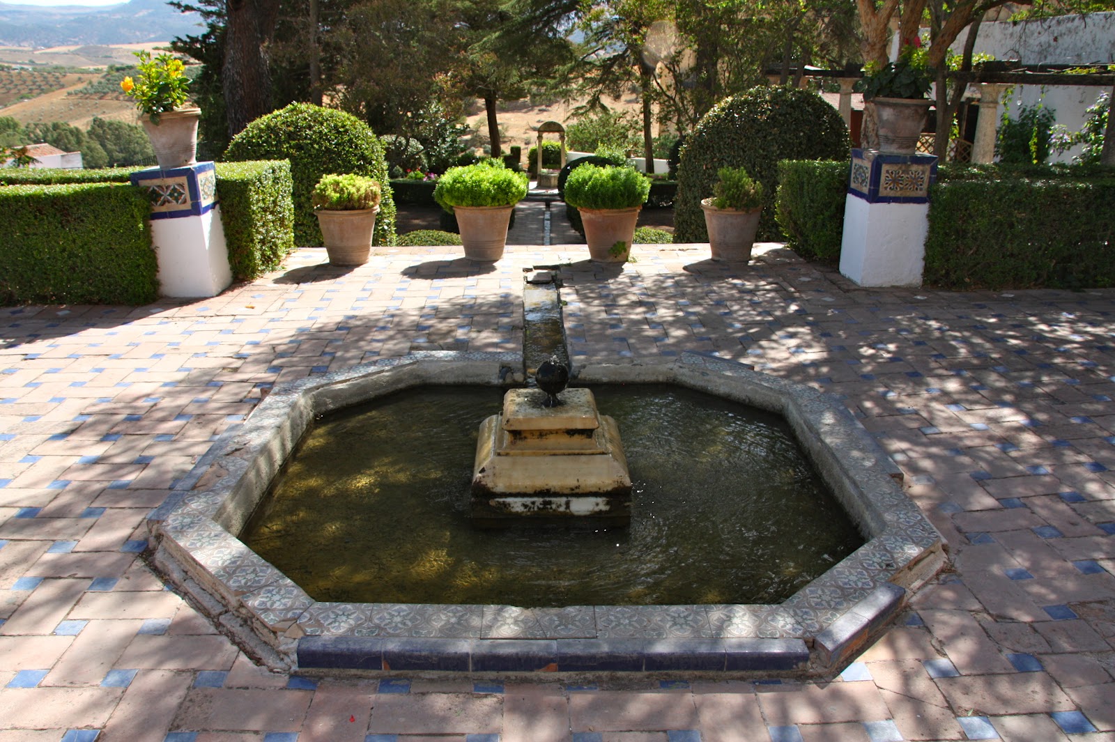 El muro vegetal: JARDÍN DE LA CASA DEL REY MORO, RONDA