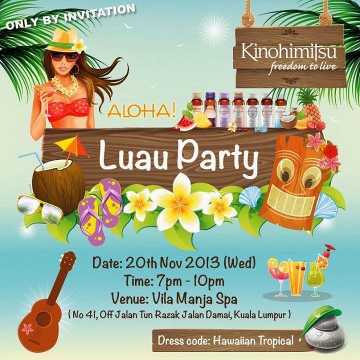 Pen My Blog: The Butterfly Project; Kinohimitsu Hawaiian Luau Party :)