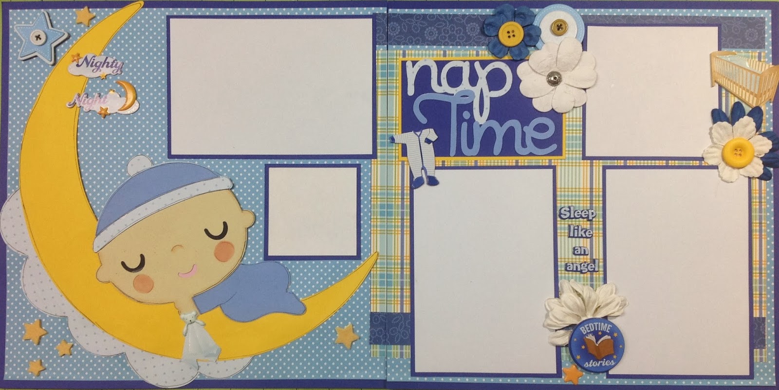 AMAZING GRACE Paper Crafts: Baby Layouts