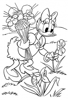 Daisy Flower Garden Coloring Pages - Flower Coloring Page