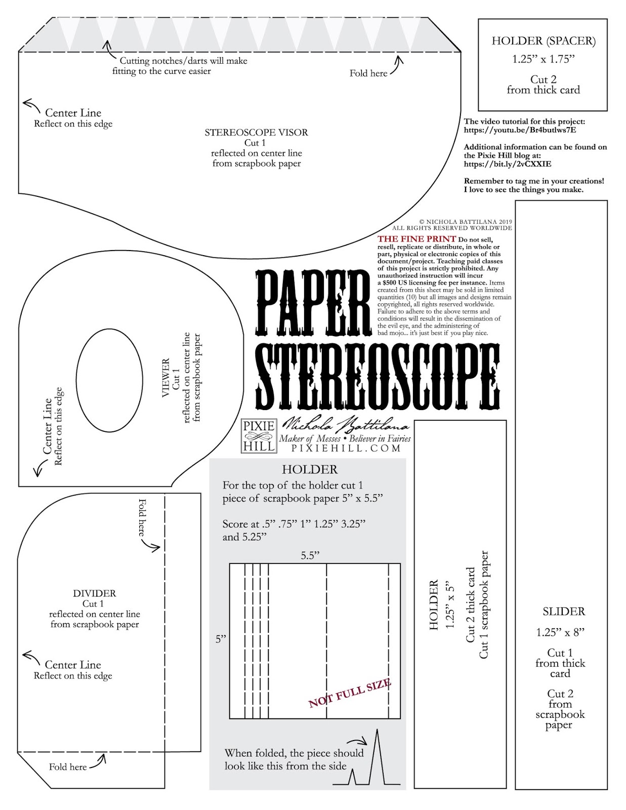 Pixie Hill: Paper Stereoscope Tutorial and Downloads