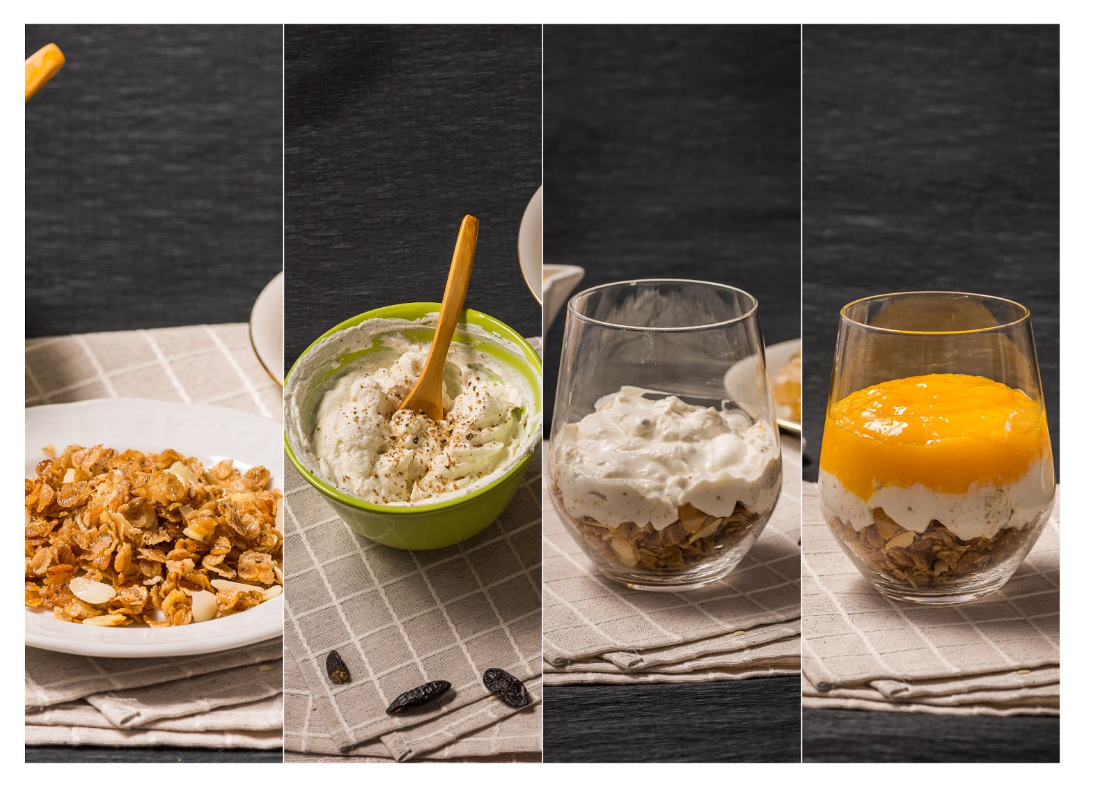 Bucataria cu Mirodenii: Parfait cu branza quark si fulgi de orz