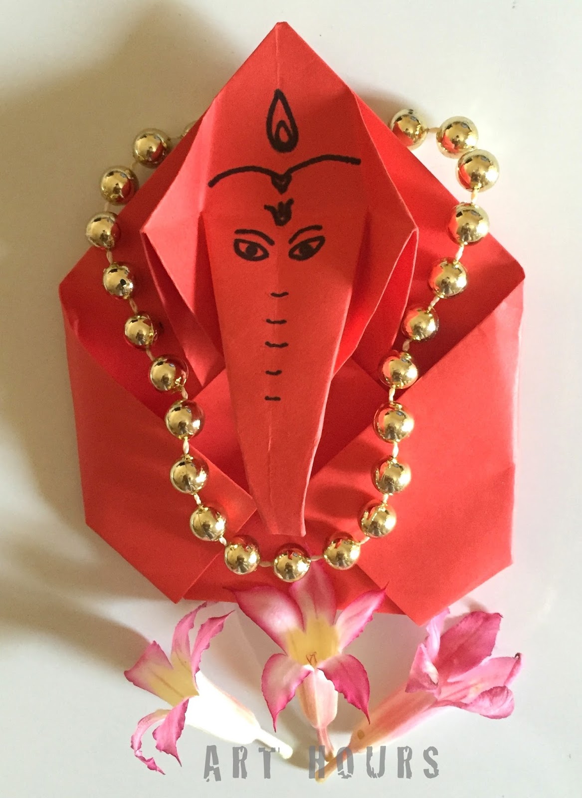ArchGuide: Tutorial: Learn to make an Origami Paper Ganesha