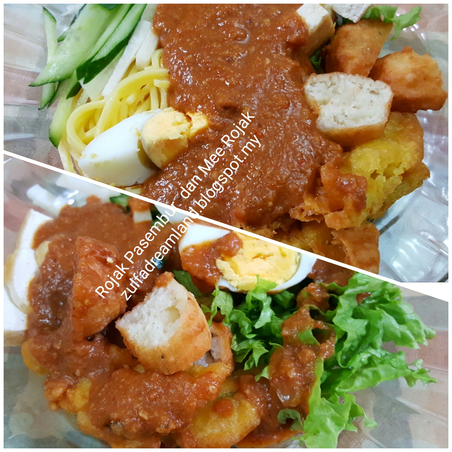 ZULFAZA LOVES COOKING: Rojak Passembur dan mee rojak