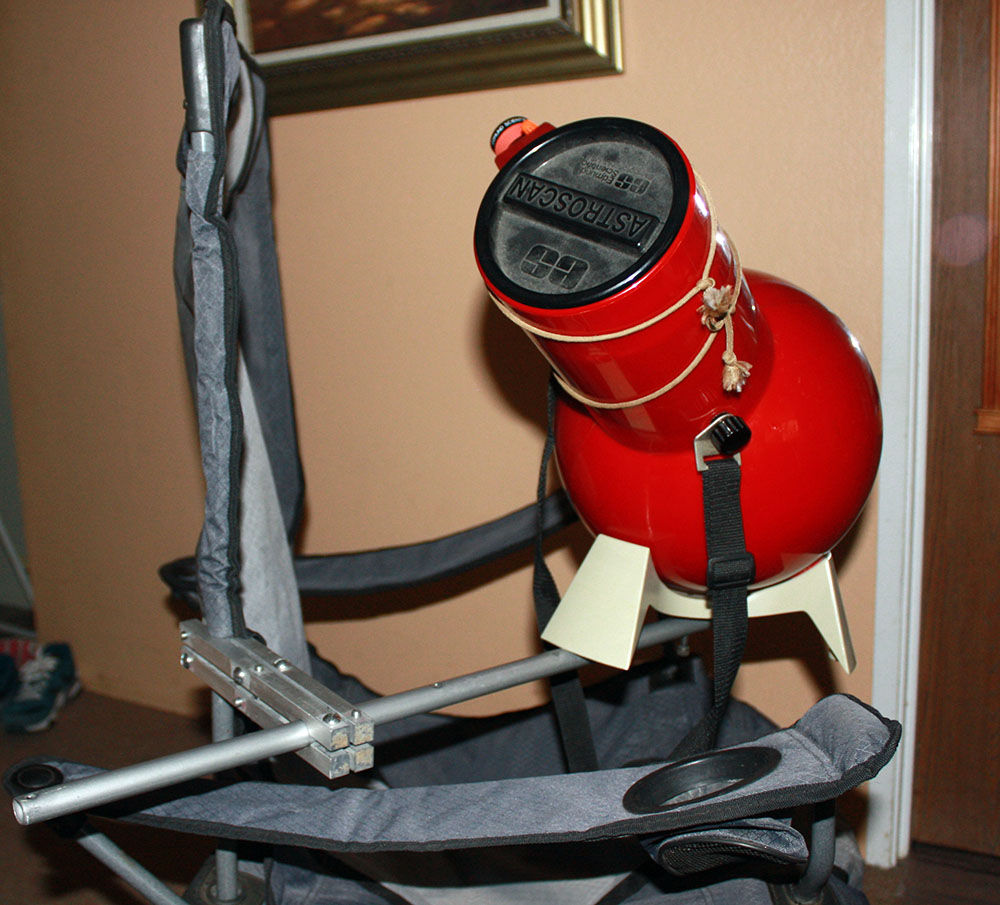 DobMod: DIY Astroscan Telescope Chair Mount