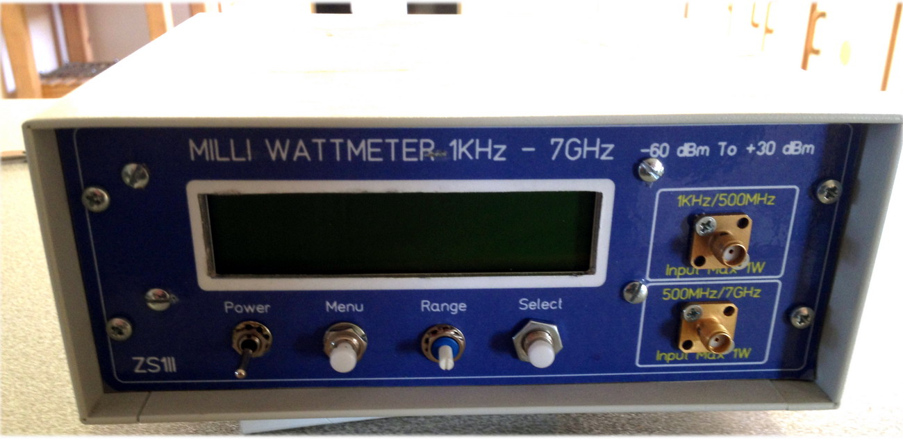 7 GHz Digital RF Milli Wattmeter ~ ZS1II - VE2EK Amateur Radio Website