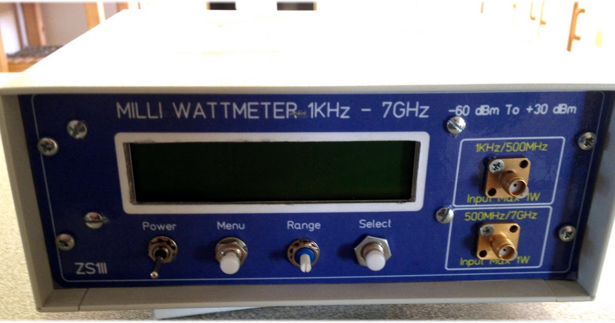 7 GHz Digital RF Milli Wattmeter ~ ZS1II - VE2EK Amateur Radio Website