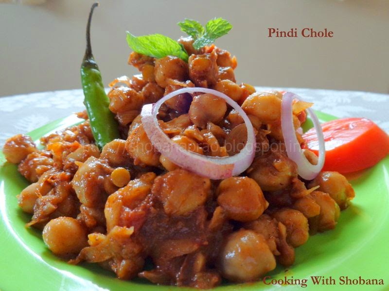 Cooking With Shobana : PINDI CHOLE