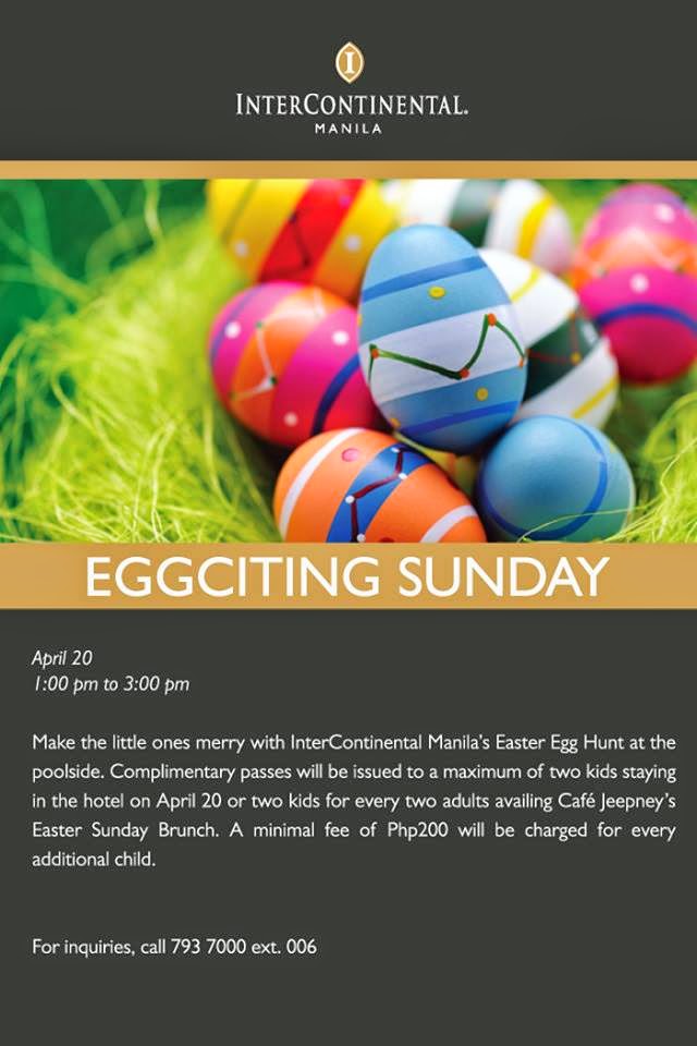 Manila Shopper: Holy Week Staycation Promos & Easter 2014 Activities