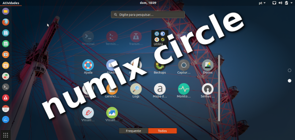Circle icon theme para Ubuntu 17.10 e derivados