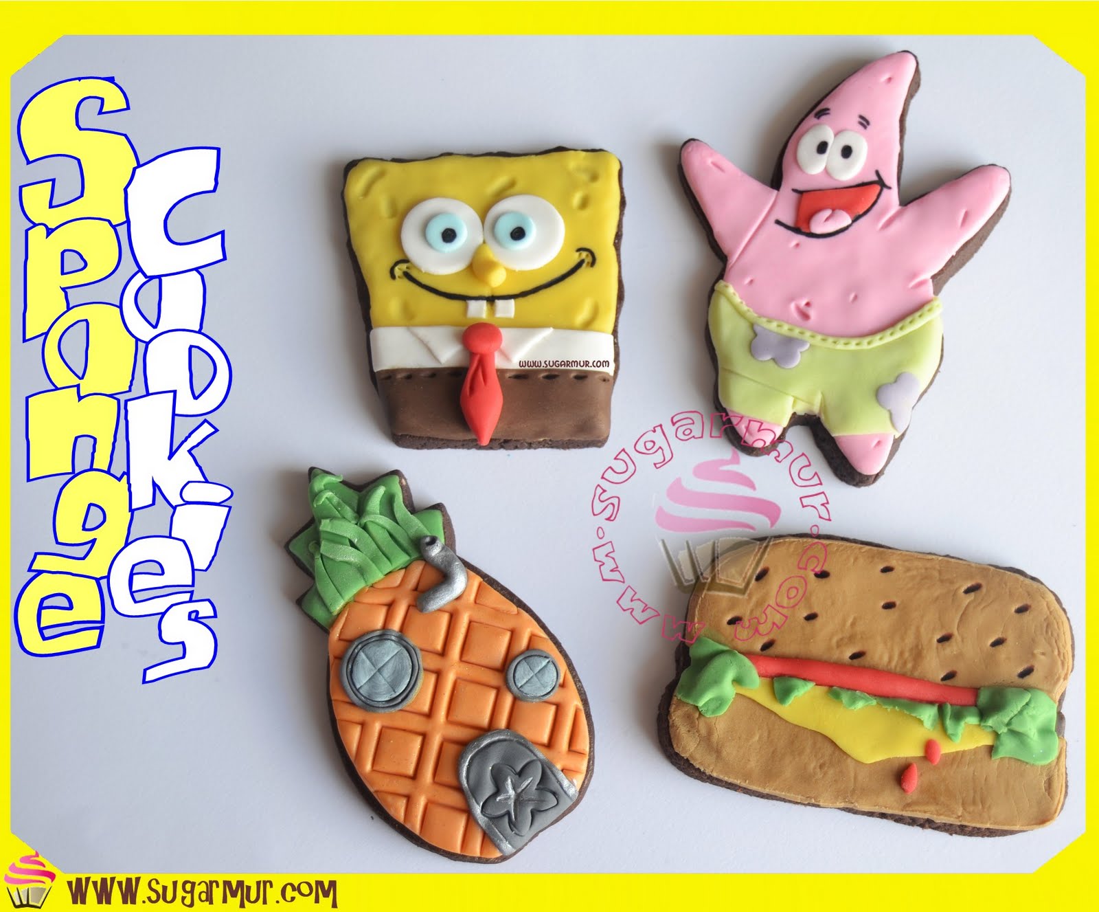 Galletas Bob Esponja y Patricio | Sugar Mur