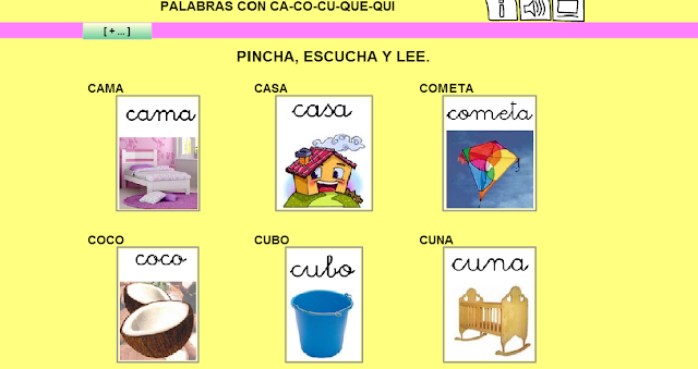 PRIMEROMONSALUD: Ca, co, cu. que, qui.