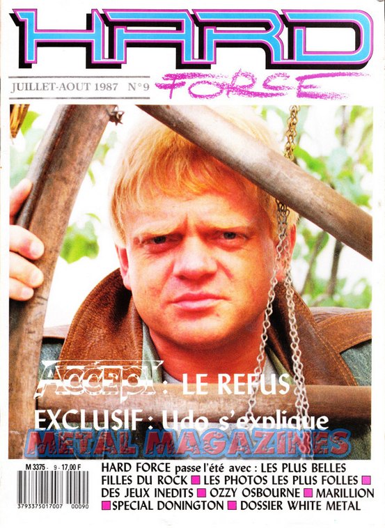 METAL MAGAZINES: ACCEPT magazine covers