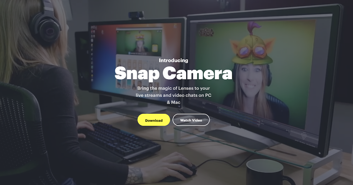 Google MeetでSnap Cameraを使う方法