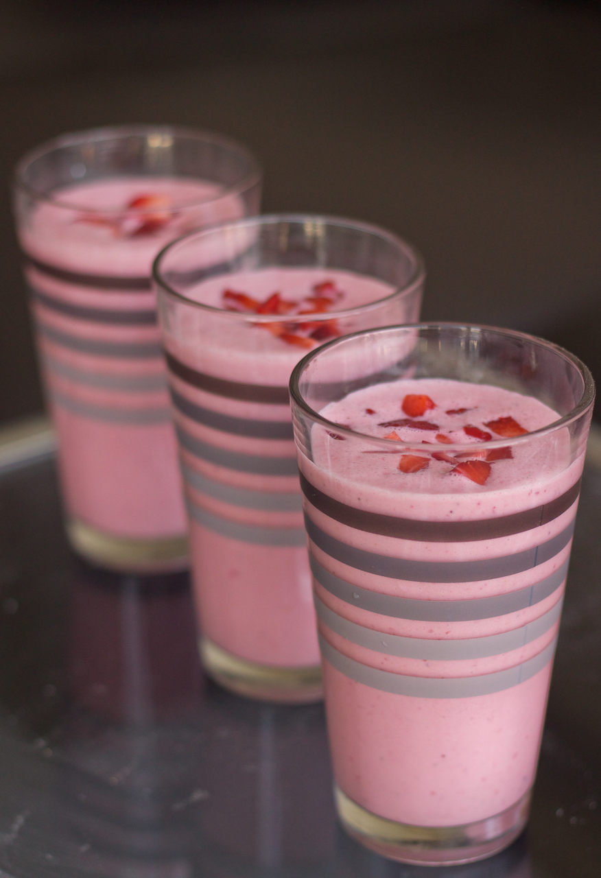 The Hungry Excavator: Strawberry Lassi Recipe