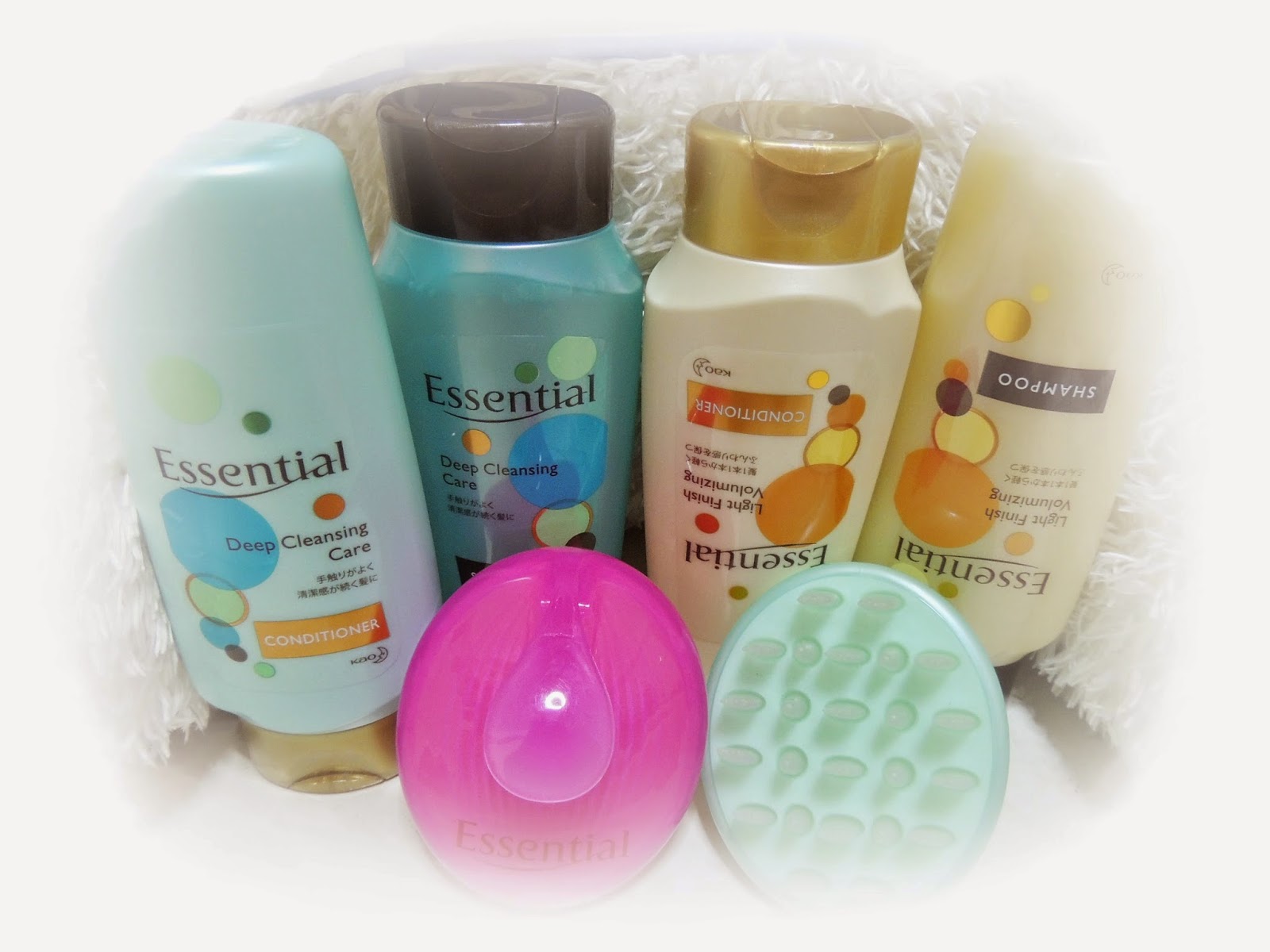 KAO Essential Deep Cleansing Care and Light Finish Volumizing with ...