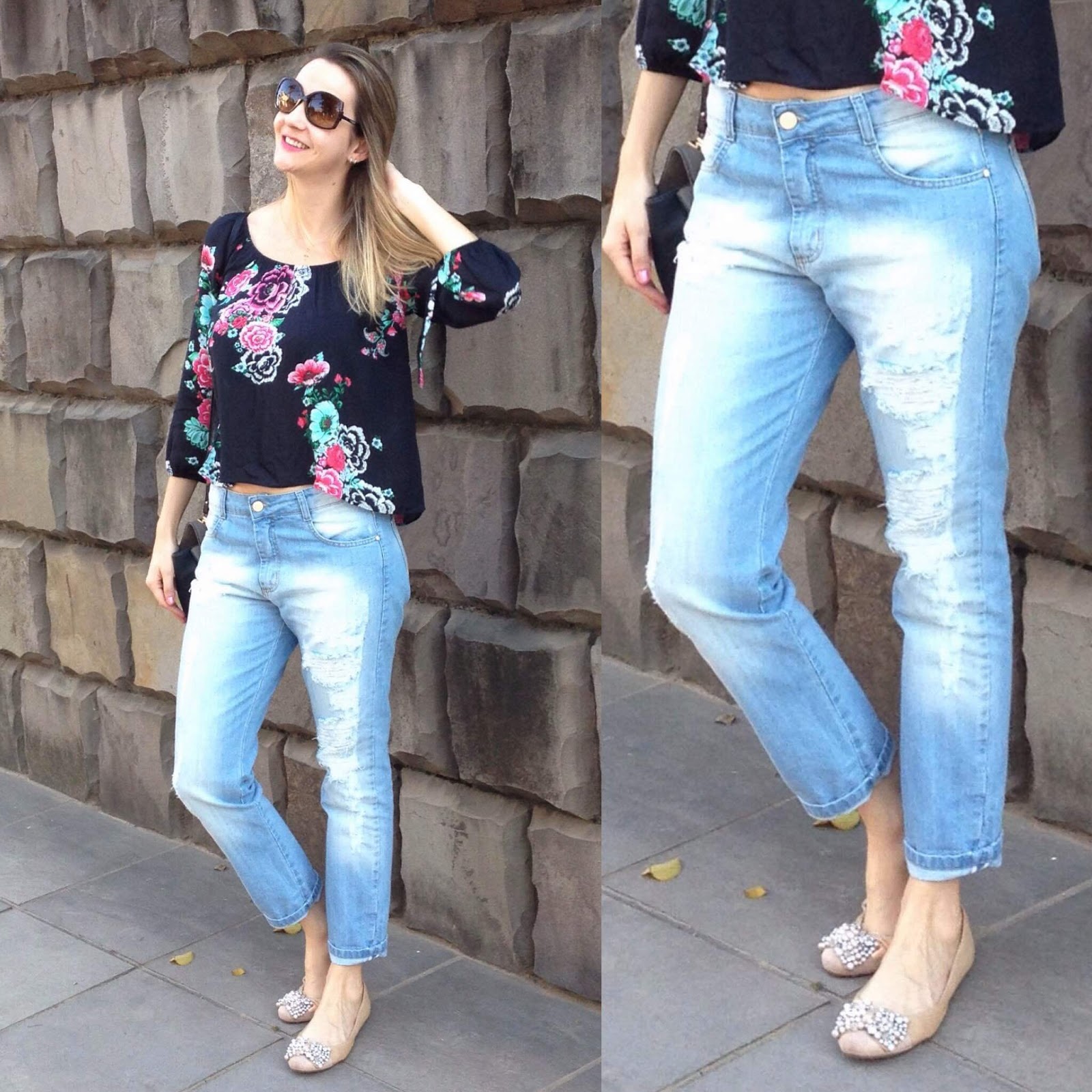 Mais Fit Menos Fat: #TAÍStilosa: Look com calça boyfriend.