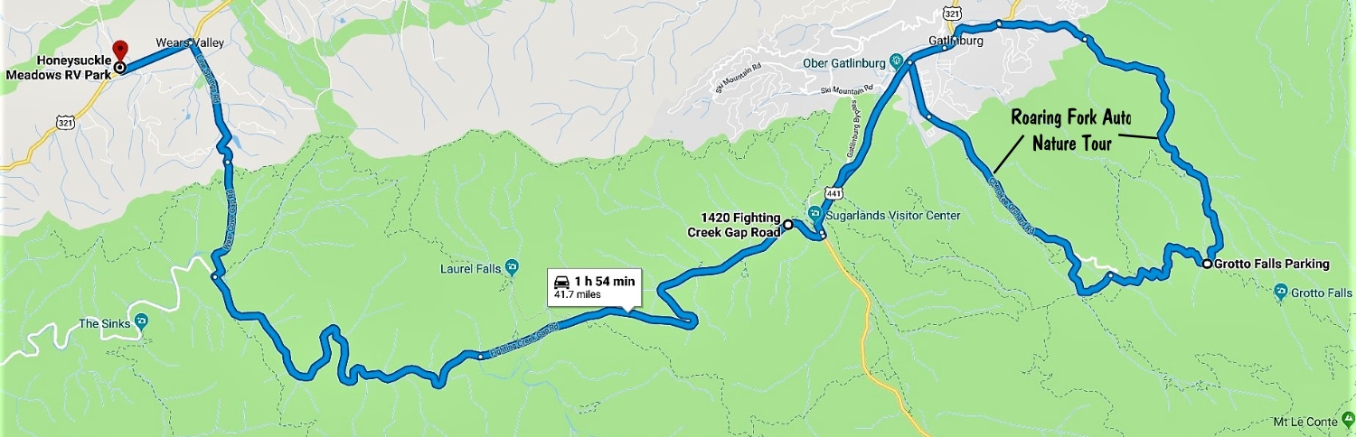 Bill and Nancy: June 11, 2018 - Photos - GRSM NP - Grotto Falls Hike