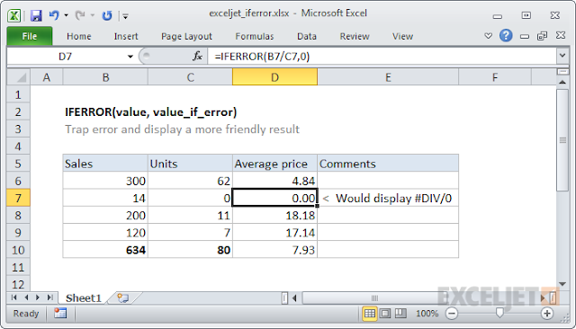 Arivilm: IfError() Function