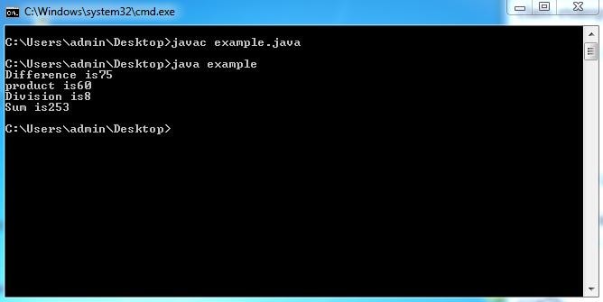 Categories of Java and Program using two classes. | JavaForm