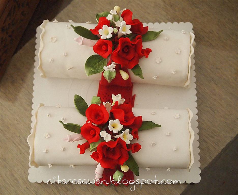 Tempahan Kek - Fondant Banji Roll ~ Must Read!