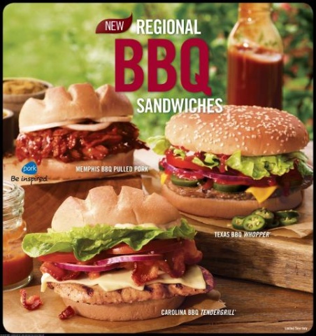 News: Burger King - New BBQ Summer Menu Includes Bacon Sundaes!