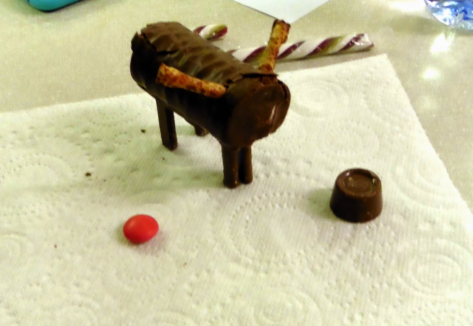 KV: Chocolate Reindeer food craft