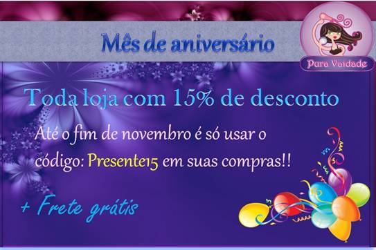 Sutil Diferença: Promoção de Aniversário na Loja Pura Vaidade