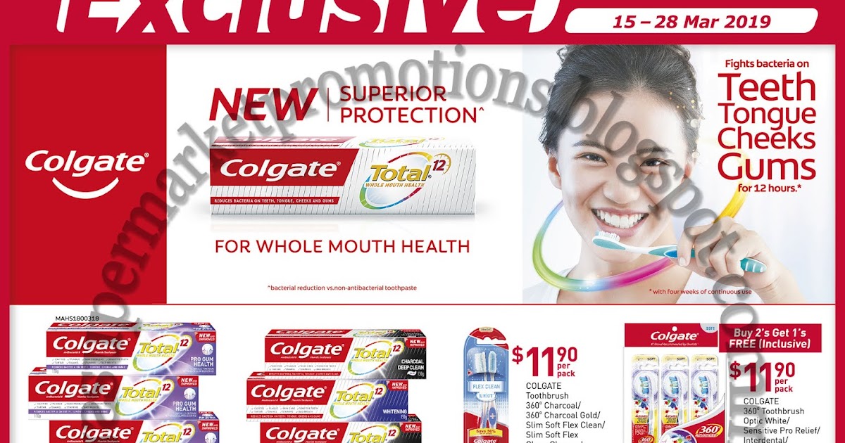 NTUC FairPrice Colgate Promotion 15 - 28 March 2019 ~ Supermarket ...
