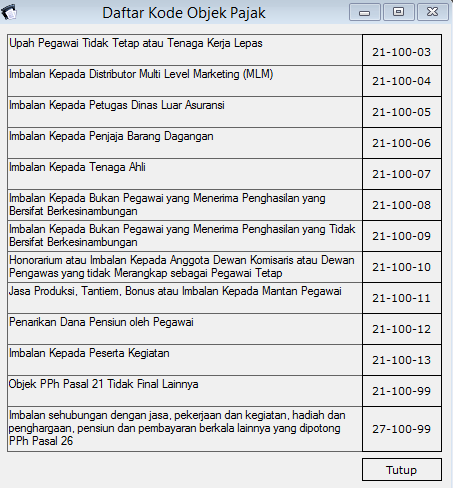 Kode Objek Pajak Pph 23 - Perumperindo.co.id